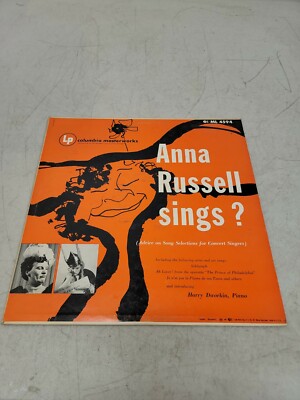 Anna Russell Anna Russell Sings? Album Columbia ML 4594 1952 | eBay