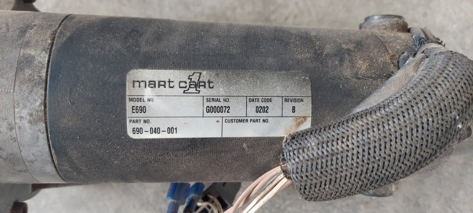24v Mart Cart Motorized Electric Shopping Cart Motor Rear End / Drive ...