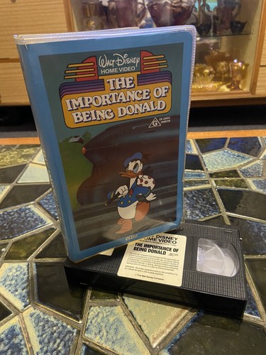 Walt Disney Home Video THE IMPORTANCE OF BEING DONALD Vintage VHS Video ...