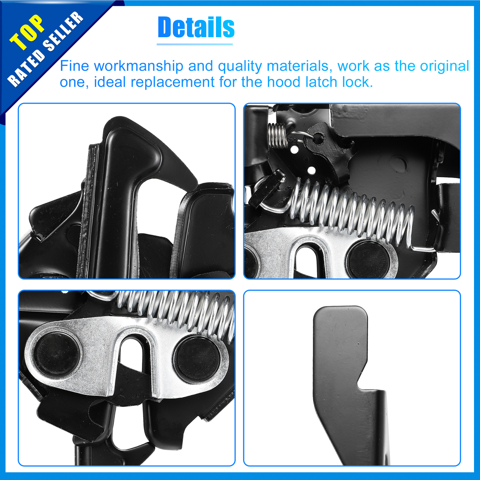 Pack of 1 For Toyota Camry 2015-2017 Hood Latch Lock Assembly 53510 ...