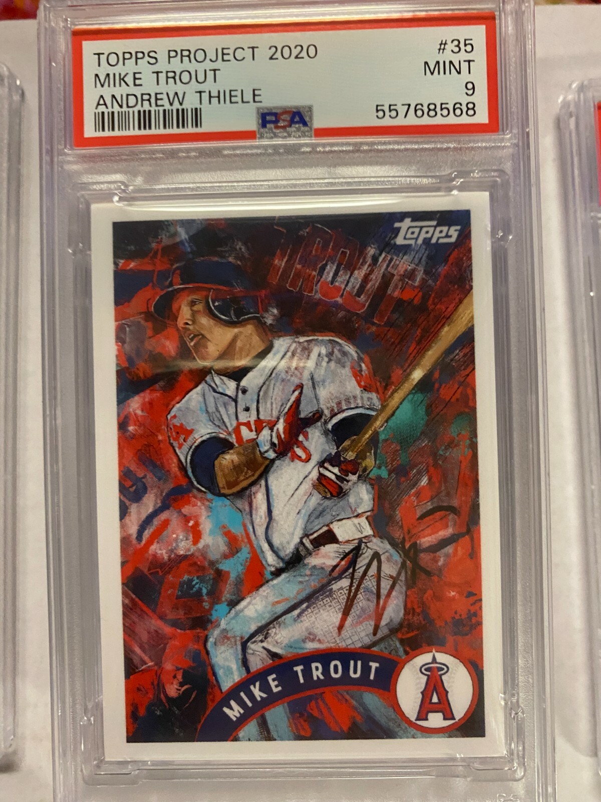 2020 Topps Project 2020 35 Mike Trout Andrew Thiele [PSA 9] | eBay