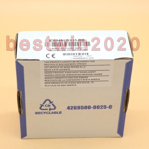 For GE Fanuc IC694ALG233-BB New ANALOG CURR INPUT Free Shipping | eBay