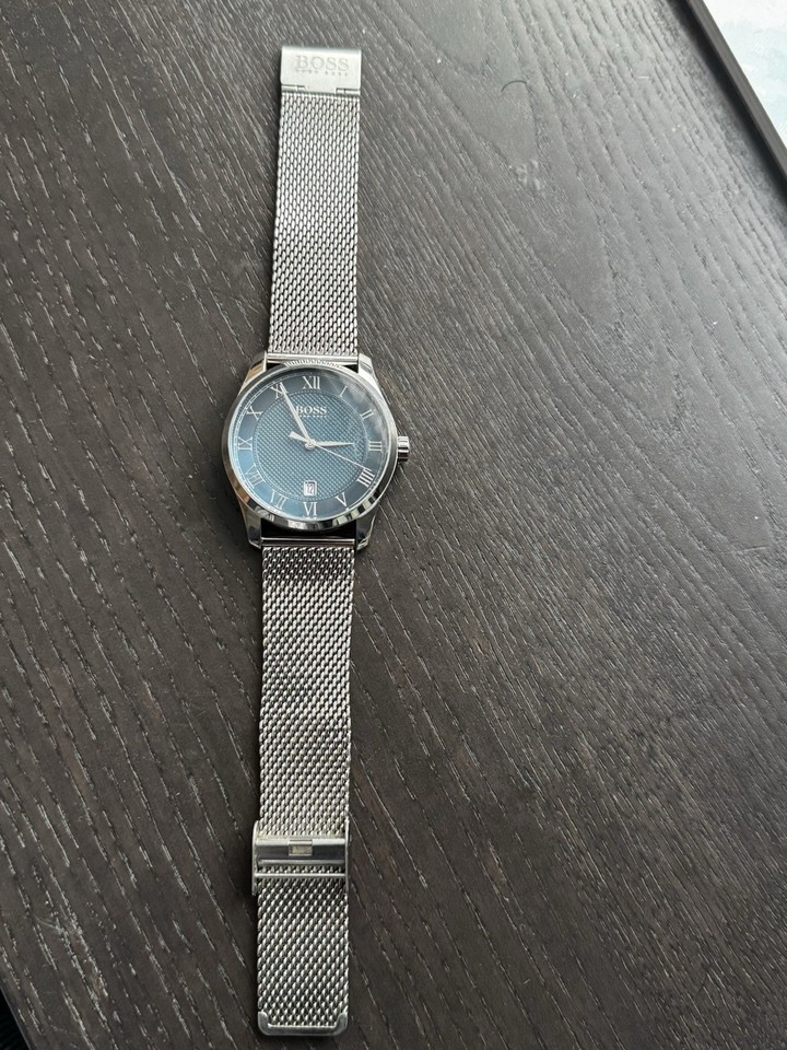 Hugo Boss Men's Silver Stainless Steel Watch | eBay UK