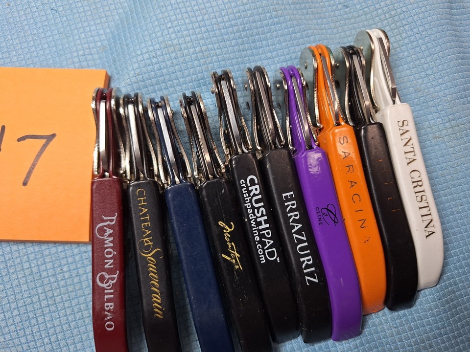 10 ASSORTED DOUBLE HINGED wine bottle openers gifts LOC R47 | eBay
