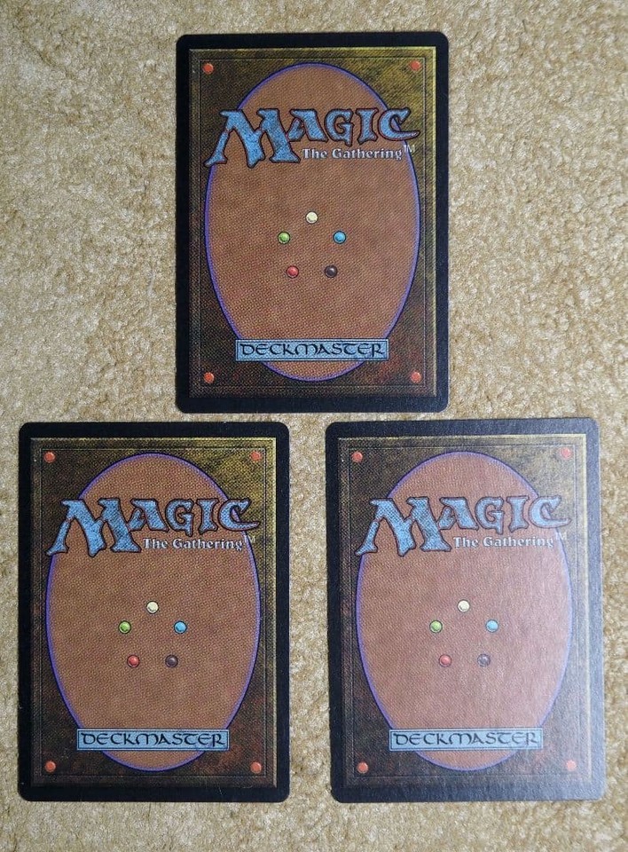 MTG Magic the Gathering 3Cards set Ball Lightning 1994 English Japanese ...