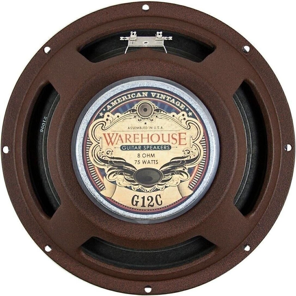 Warehouse Guitar Speakers G12C 12" 75W American Vintage Guitar Speaker ...