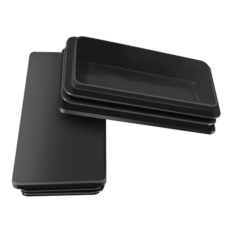 Set of 8 Non-Slip Rectangular Tube Plugs – Durable Furniture Leg Caps ...