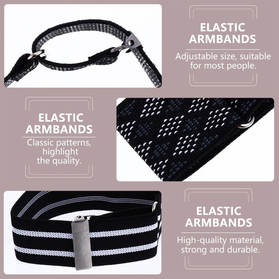 3 Pairs Arm Loop Shirt Cufflinks Men's Armband for Sleeve Holders | eBay