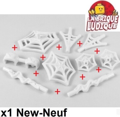 Lego 1x Pack 9 arme weapon Spider Man toile araignée blanc/white 36083 ...
