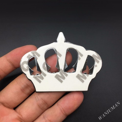 Metal Crown Luxury VIP Emblem Car Badge Decal Sticker Trunk Rear Gift ...