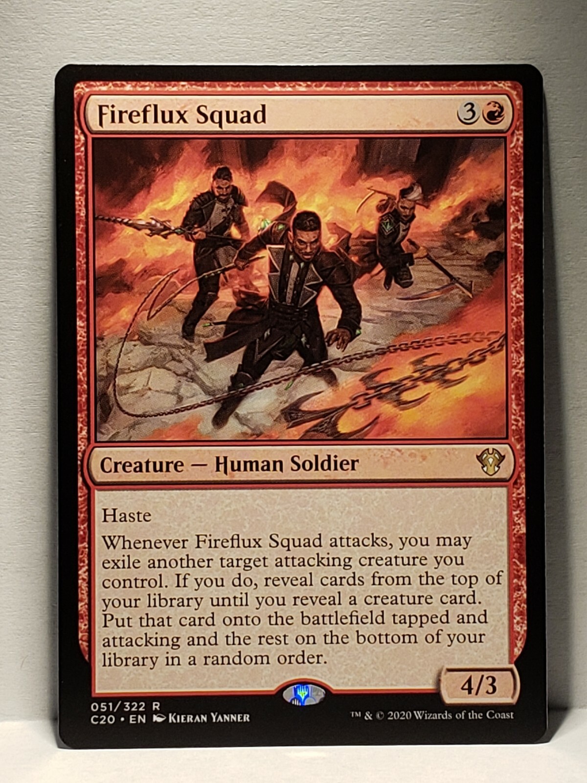 MTG Fireflux Squad, C20, Rare NM English | eBay