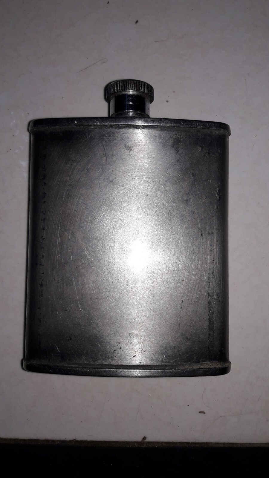 Old Vintage Hip Flask Made in England 6oz, Stainless Steel | eBay