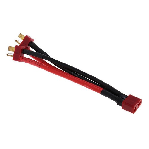 14AWG T Plug Parallel Cable Y-Harness for RC Battery Male & Female ...