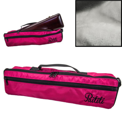 C Flute Hard Case Cover w Side Pocket/Handle/Strap Pink *SPECIAL* COVER ...