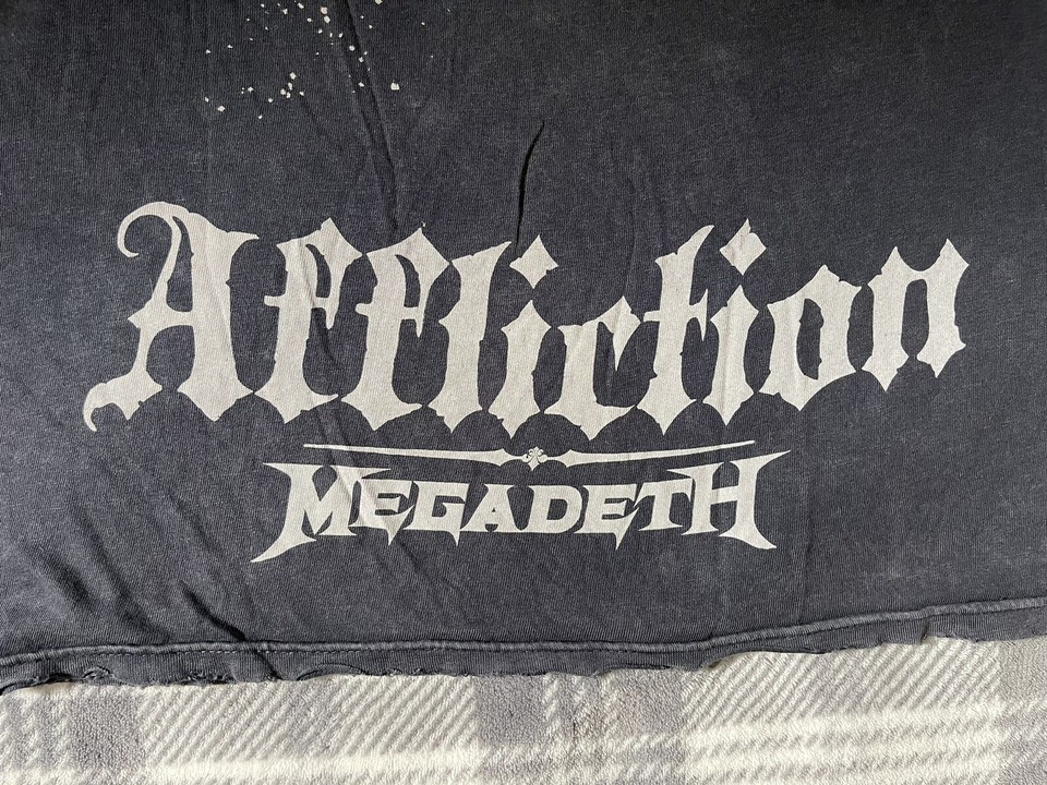 Vintage Affliction T-Shirt MEGADETH 3XL Signature Series Black Super ...