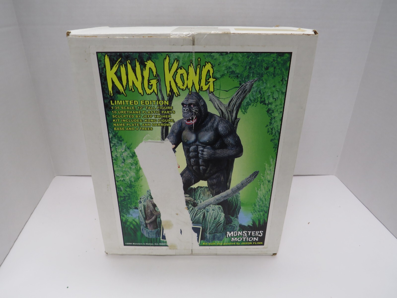 King Kong 12" Scale Aurora MONSTERS IN MOTION Vinyl Model Kit MIB New ...