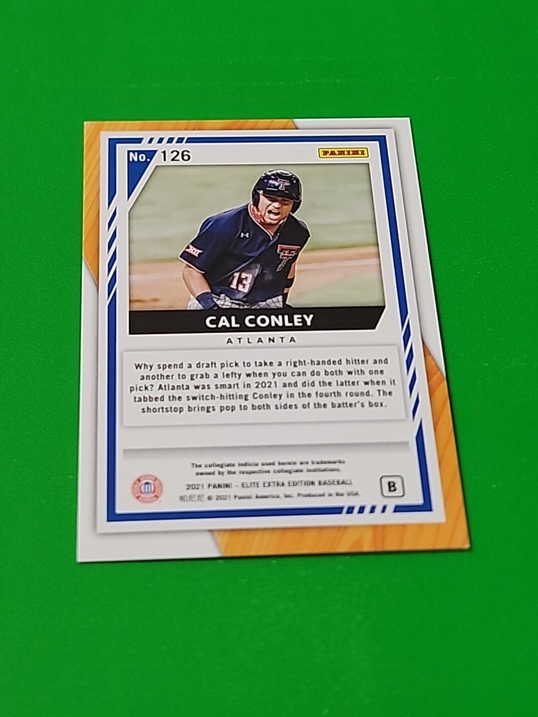 2021 Panini Elite Extra Edition - Cal Conley #126 /999 (RC) for sale ...