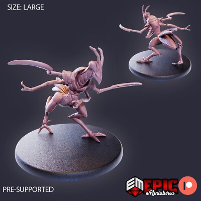 Mantis Folk B | Epic Miniatures | RPG D&D Pathfinder Wargaming | 25 ...