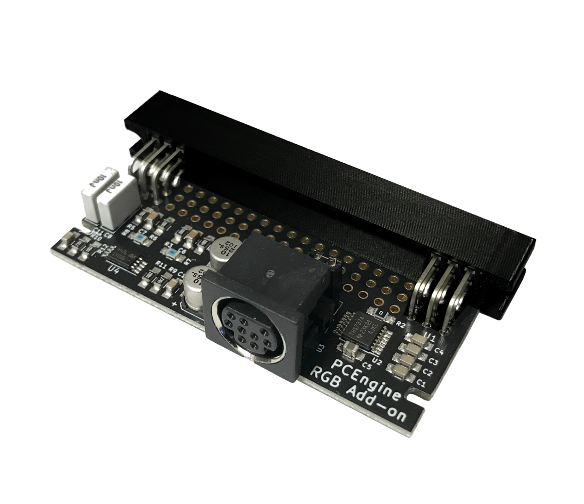 NEC PC Engine RGB + Audio Add-On Board CoreGrafx TurboGrafx-16 Adapter ...