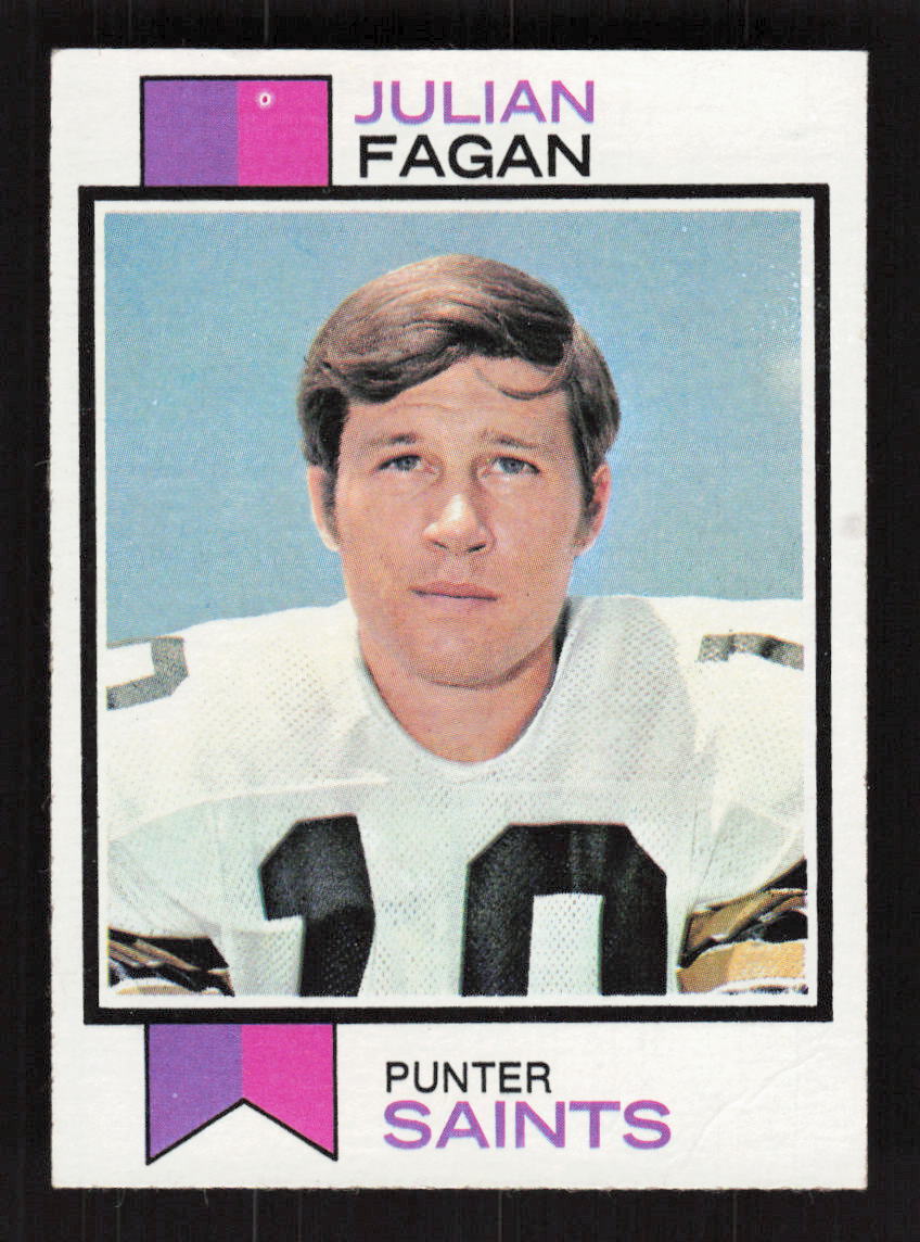 1973 Topps Set-Break #473 Julian Fagan Rookie New Orleans Saints | eBay