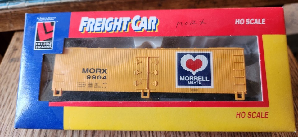Life-Like HO scale train car. MORX Reefer Morrell Refrigerated Car, New ...