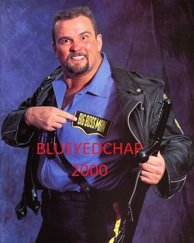 BIG BOSSMAN WRESTLER 8 X 10 WRESTLING PHOTO WCW WWF | eBay