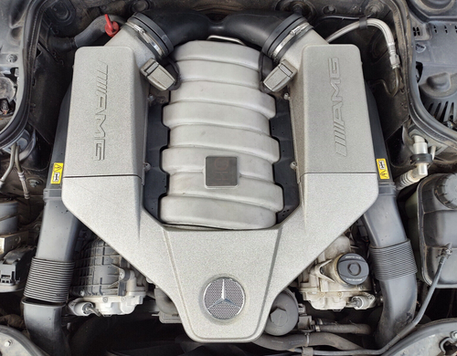 2007 Mercedes E63 AMG 6.2L V8 M156 Engine Motor Transmission Combo *As ...