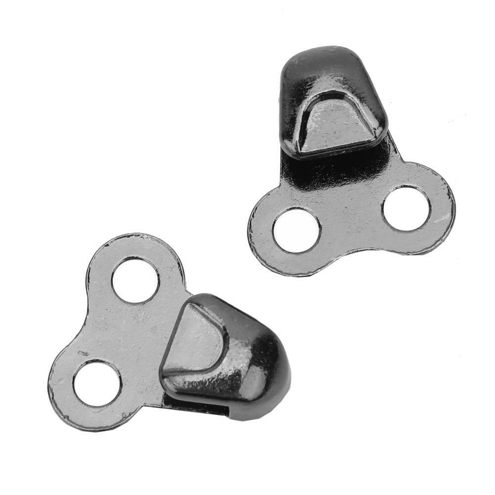 (3-Grey)20pcs Shoe Lace Hooks Set Alloy Boot Lace Fasteners With Rivets ...