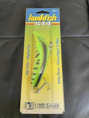 Luhr Jensen K14 Kwikfish UV “Fire Tiger” Hot color for Salmon and ...