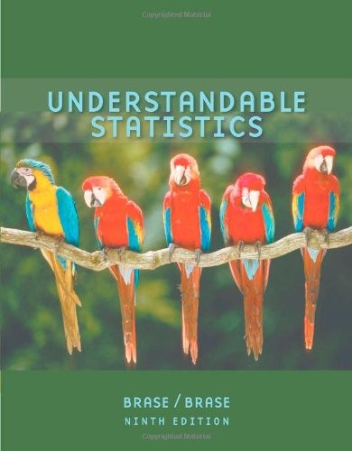 UNDERSTANDABLE STATISTICS By Charles Henry Brase & Corrinne Pellillo ...