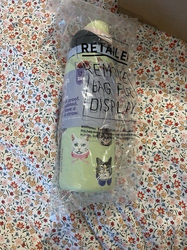 Owala Crazy Cat Lady - Cat Selfie - Cat Collage - Water Bottle - 32OZ ...