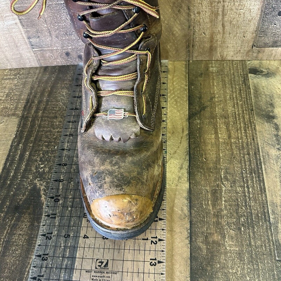 Red Wing 4420 Steel Toe Logger Waterproof Work Boots Mens 10.5 D | eBay