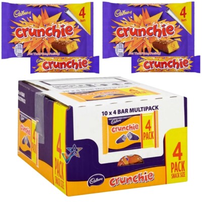 Cadbury Crunchie Chocolate Bars 10 x (4 x 26.1g) Full box | eBay UK