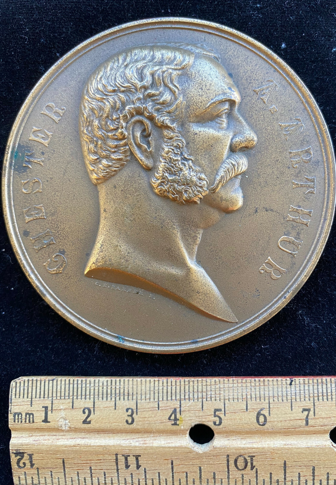 Bronze Medal Inauguration of Chester A Arthur 21st President of USA ...