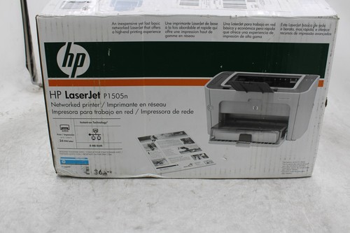 HP LaserJet P1505n Workgroup Monochrome Laser Printer With Toner NEW ...