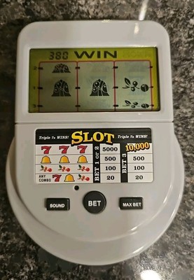 Mega Screen Triple 7’s Slot Machine Handheld Game Classic Collection ...
