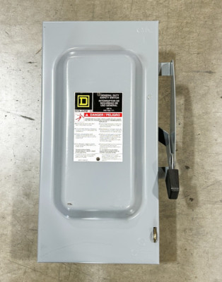 New Square D D323N Safety Switch 100A 240V 3P 30HP | eBay