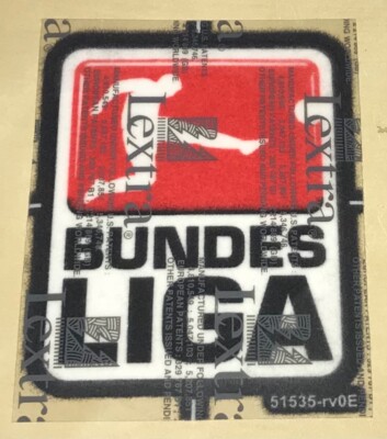 Älterer Bundesliga Patch Badge Logo Lextra für euer altes Bayern BVB ...