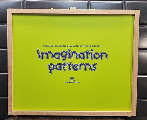 Imagination Patterns Magnetic Play Patterned Shapes 42 Magnets 25 Cards ...