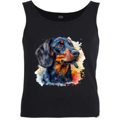 Tank Top Dackel Dachshund Teckel Jagdhund Jagt Dackelwelpe Dackelschule ...