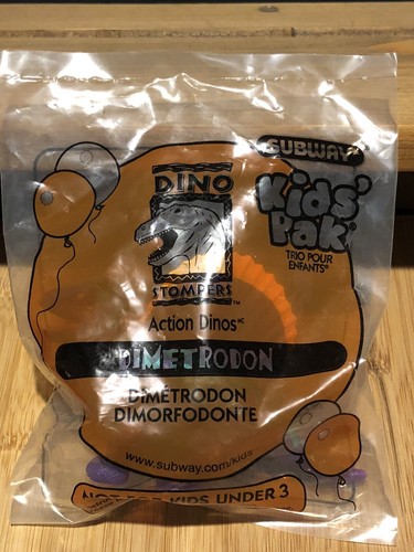 Vintage Subway Kids’ Pak Dino Stompers, Dimetrodon Wind-up Action Toy ...