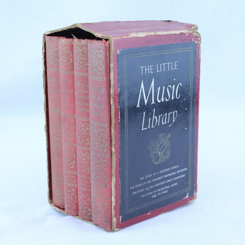Vintage The Little Music Library In Four Volumes Grosset Dunlap Boxed ...