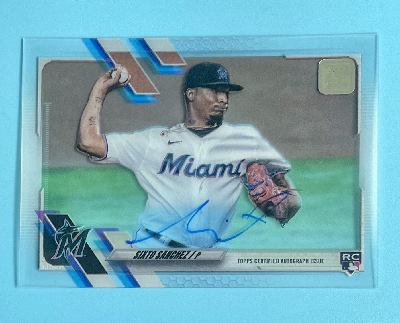 2021 Topps Clearly Authentic Sixto Sanchez Rookie Autograph Auto RC # ...