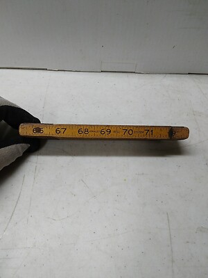Vintage Stanley Bell System Wooden Folding Ruler 72” Zig Zag | eBay
