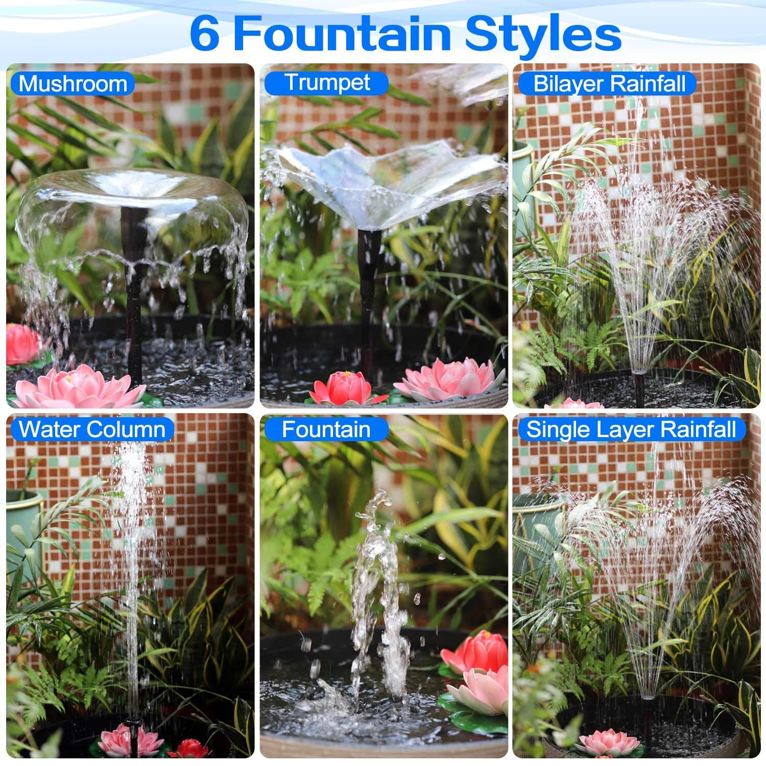 Plastic Fountain Nozzle 1/2 The Small Pool Sprayer Fountain Nozzle For ...