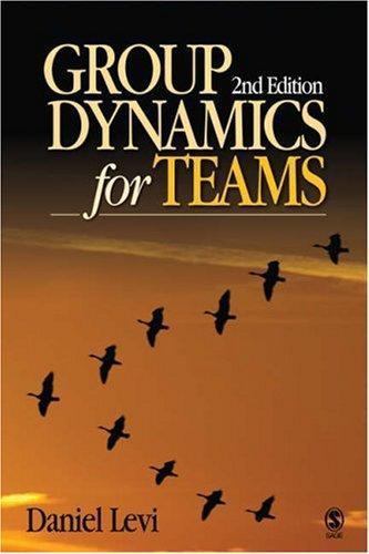 Group Dynamics for Teams by Daniel Levi (2007, Perfect) for sale online ...