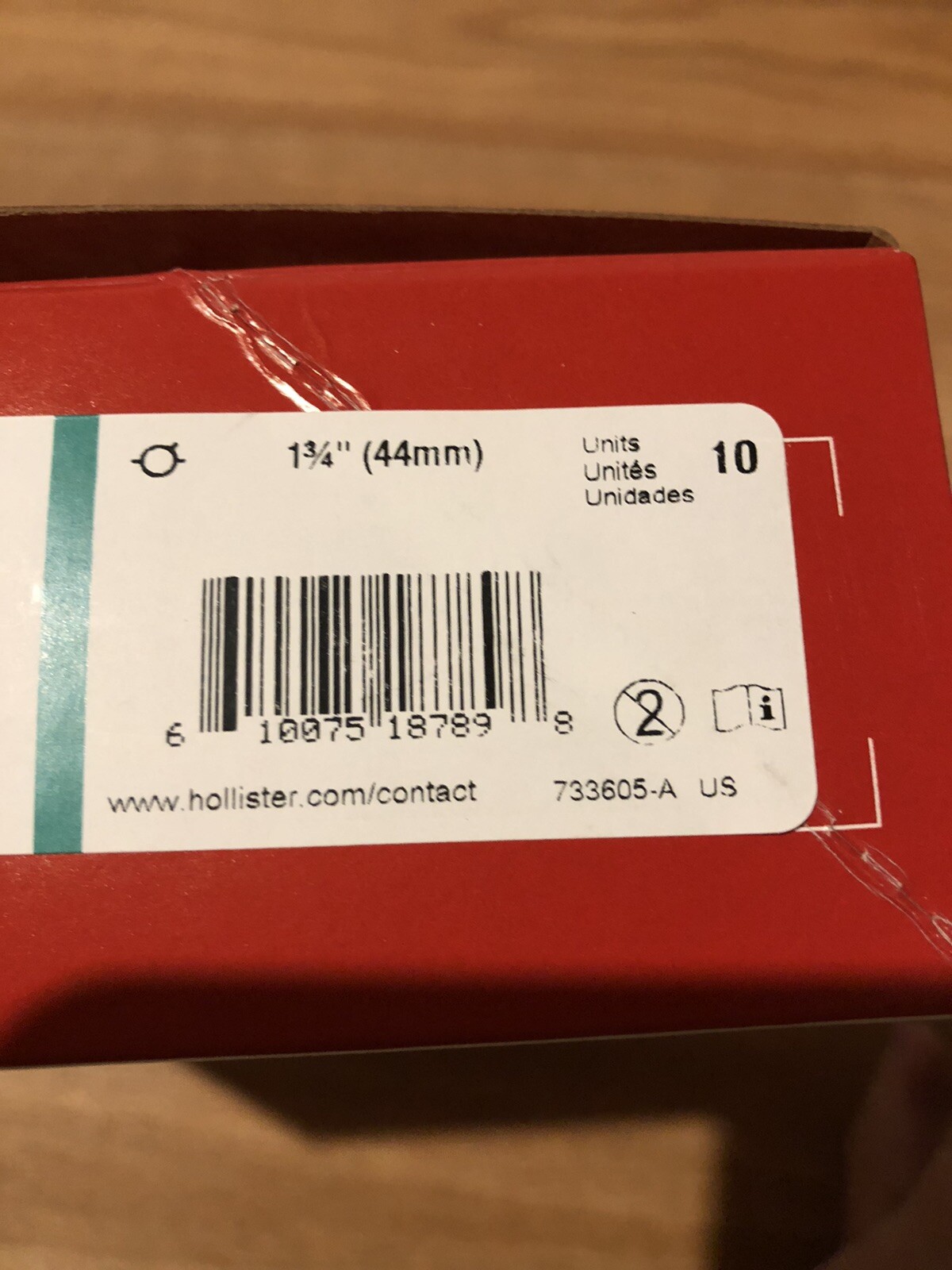 2 Boxes of 10 Hollister 18902 Image Urostomy Pouch 1-3/4" Flange for ...