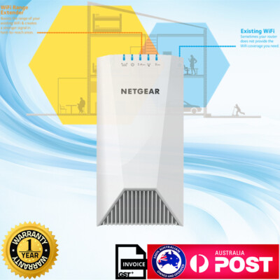 Netgear NightHawk X4S EX7500 AC2200 Tri-Band Smart MESH WiFi Extender ...