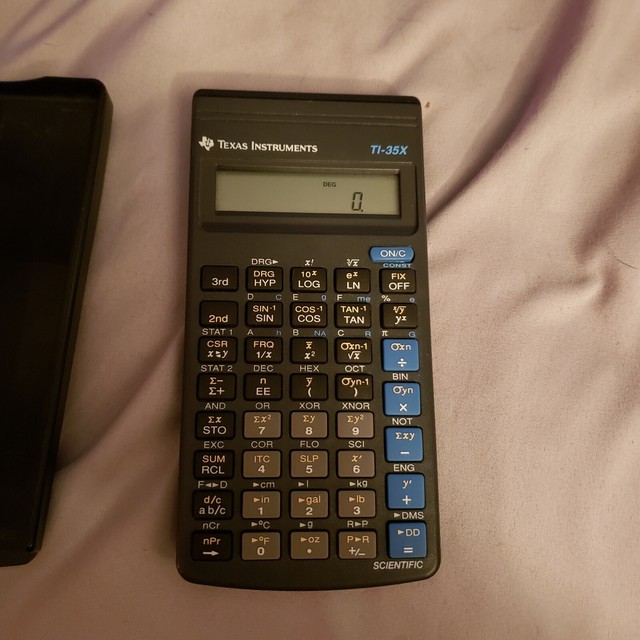 Texas Instruments Ti-35x Scientific Calculator With Cover for sale ...