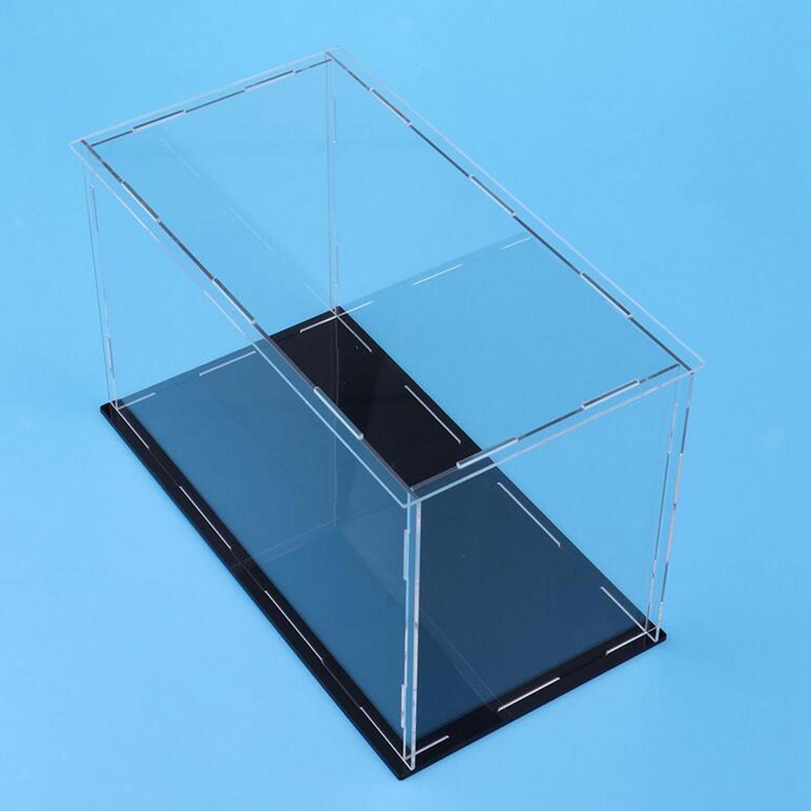 Acrylic Display Case Rectangular Multiuse Portable Transparent for ...